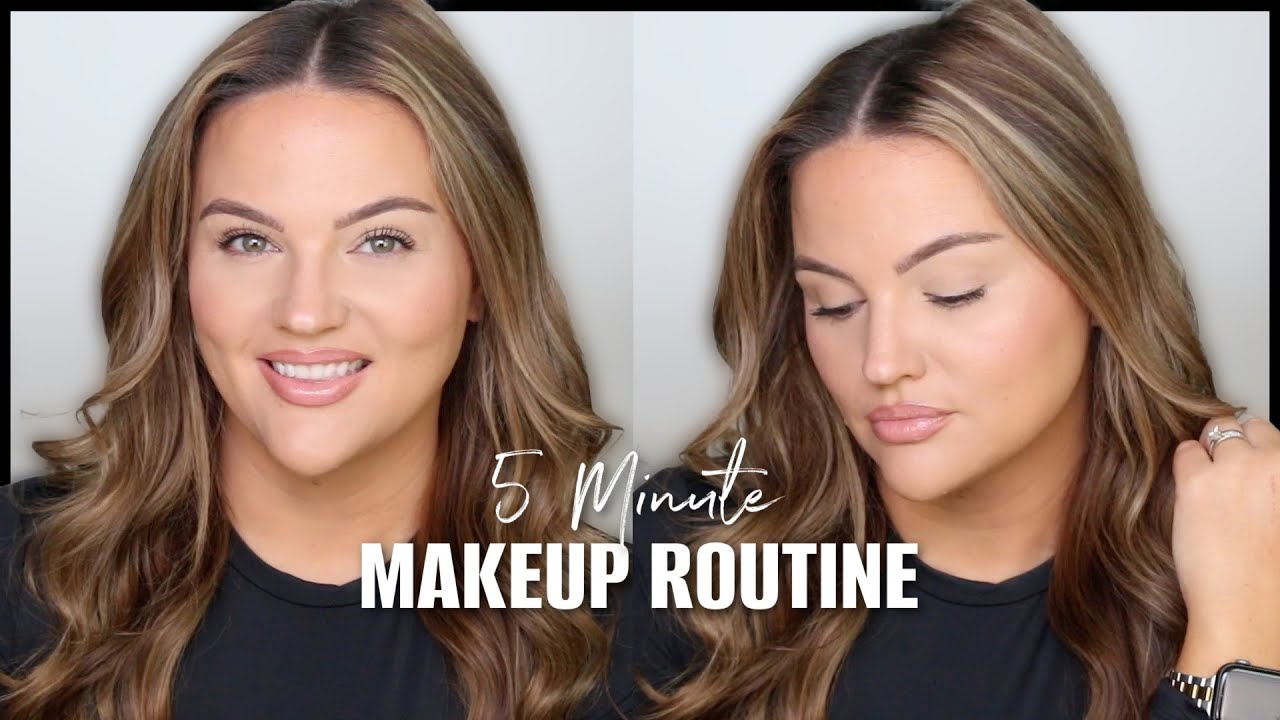 5 Minute Makeup Routine Youtube