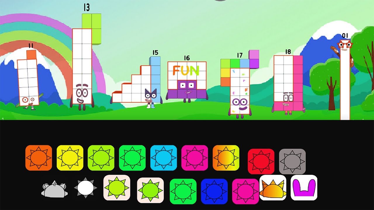 Sprunki But Numberblocks Sprunki Sun Youtube