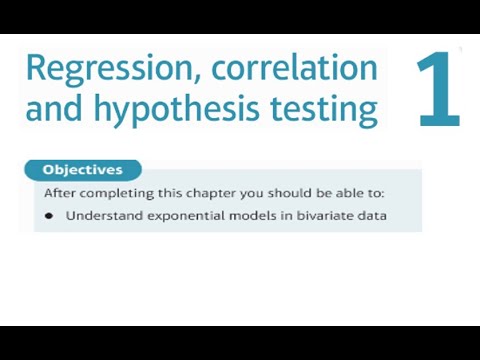 Regression Linear Model Correlation And Hypothesis Testing A Level