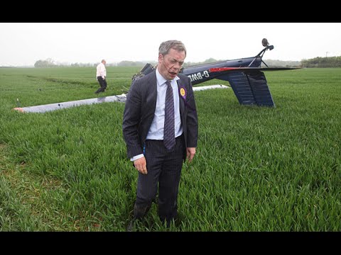 Nigel Farage Autobiography I Thought I Would Die In Plane Crash Youtube
