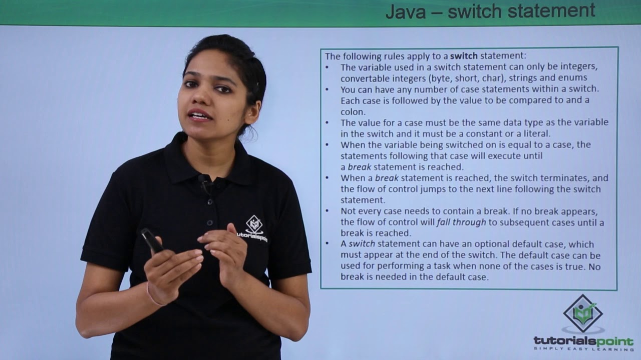 Java Switch Statement Youtube