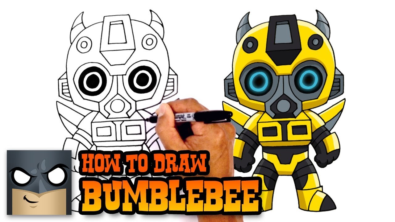 How To Draw Bumblebee Transformers Youtube