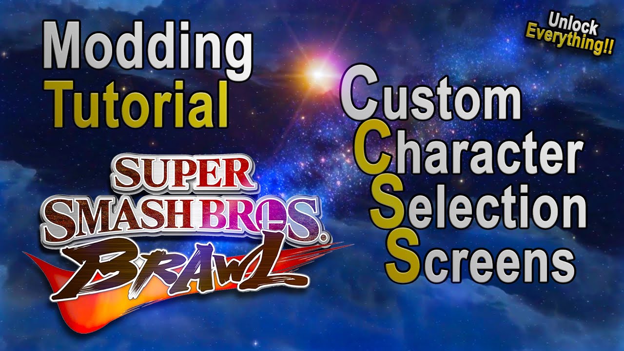 Brawl Modding Tutorial Intro To Custom Character Selection Screens