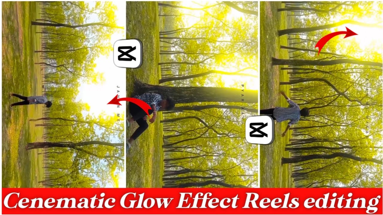 How To Create Cenematic Glow Effect Reels Editing Capcut Glow Effect