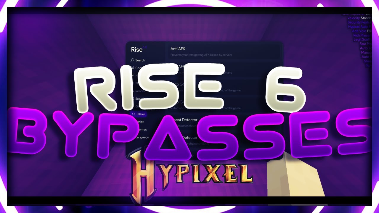 Rise 6 Popping Off Hypixel Cheating Montage Youtube