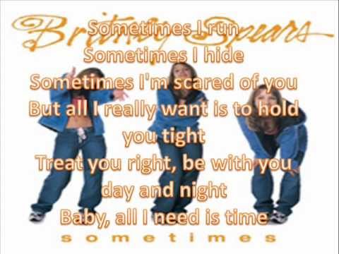 Britney Spears Sometimes Lyrics Youtube
