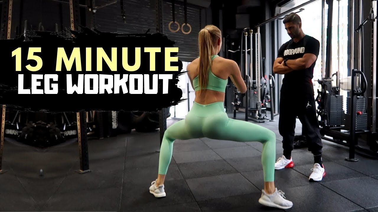 15 Minute Leg Workout Fitness Series With Romee Strijd Youtube