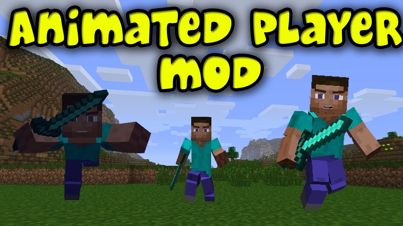 Minecraft Mods Animated Player Mod Animations Of All Kinds 1 5 1