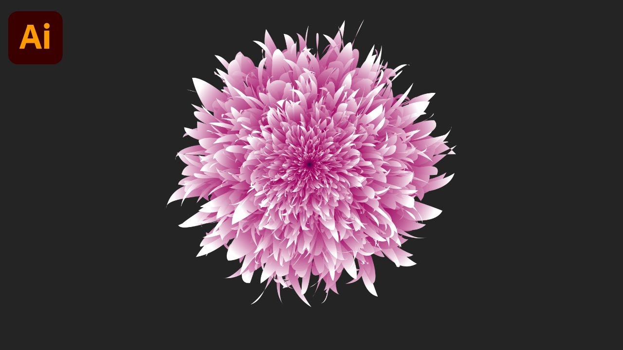 Create Beautiful Floral Vector In Illustrator Using Blend Tool