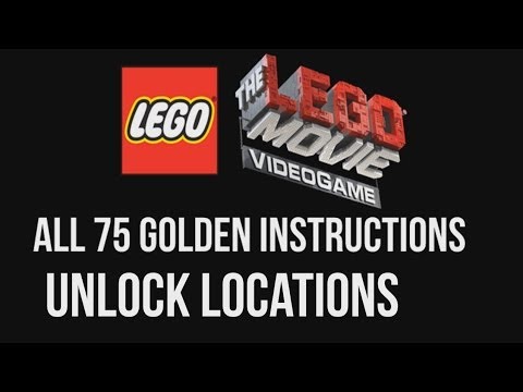 All 75 Golden Instruction Pages Guide The Lego Movie Videogame