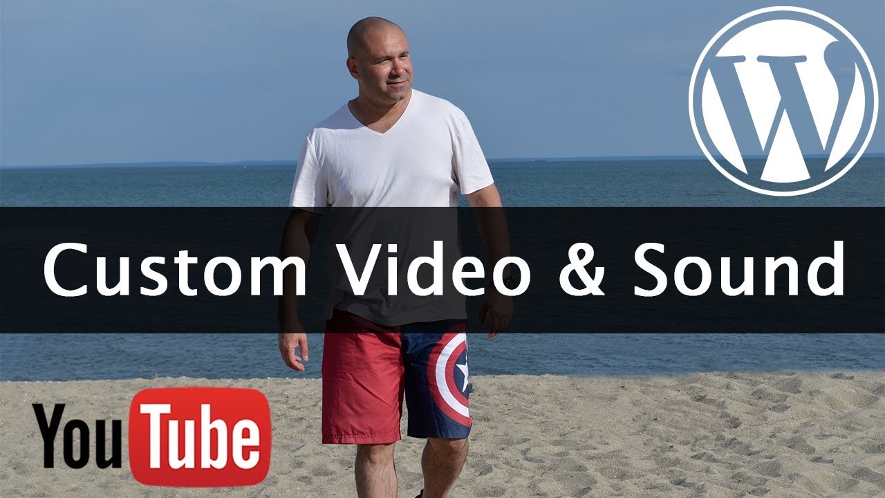 How To Add A Custom Youtube Video Header In Wordpress With Sound