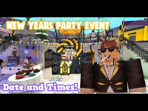 Bloxburg New Years Party Event Details Youtube