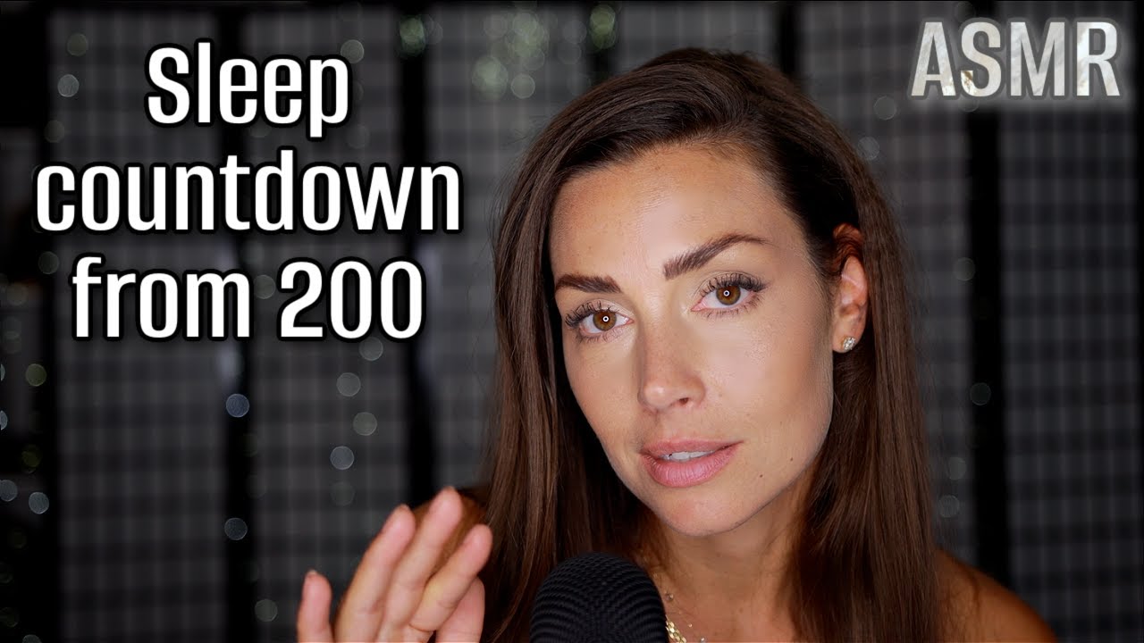 Asmr Sleep Countdown Whisper From 200 Deep Relaxation Deniceandree