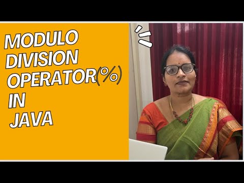 Modulo Division Operator In Java Youtube