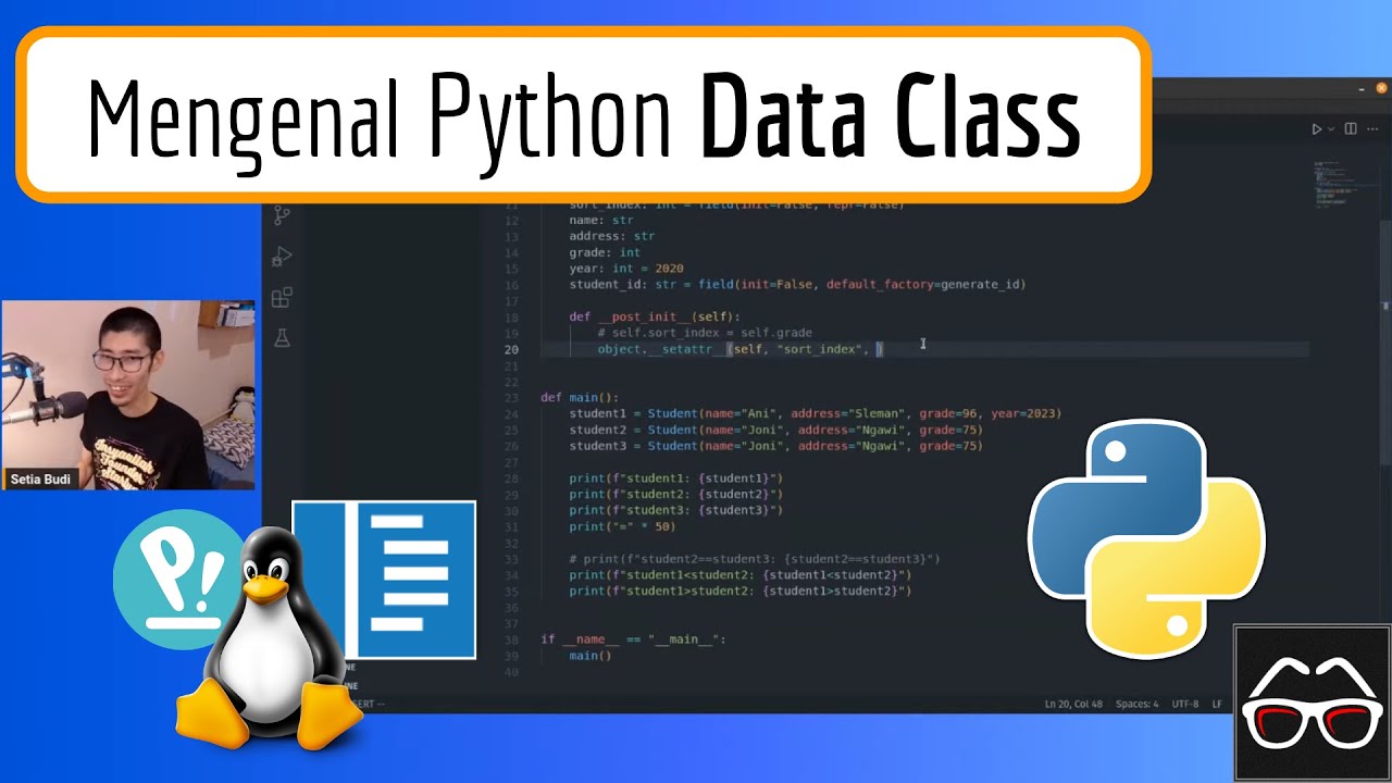 Live Mengenal Python Data Class Youtube