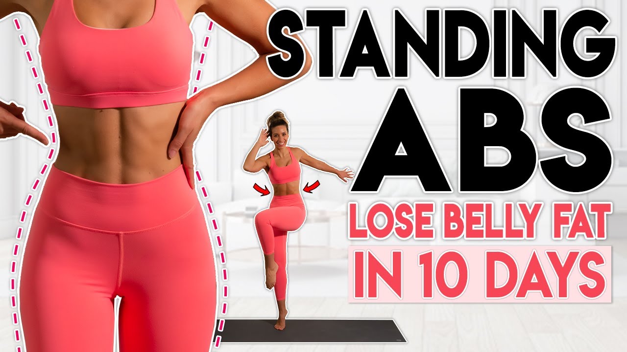 Standing Abs рџ ґ Lose Belly Fat In 10 Days 6 Minute Home Workout Youtube