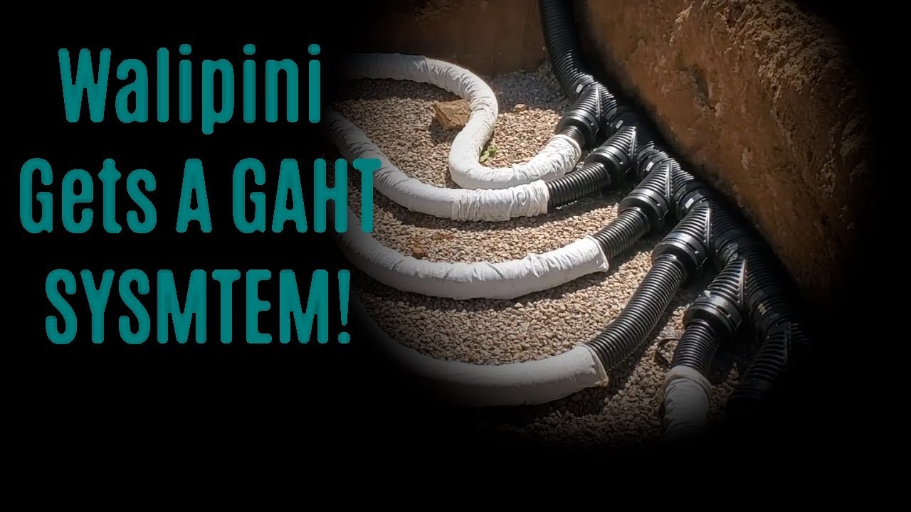 Ground To Air Heat Transfer System Gaht Installed In Underground