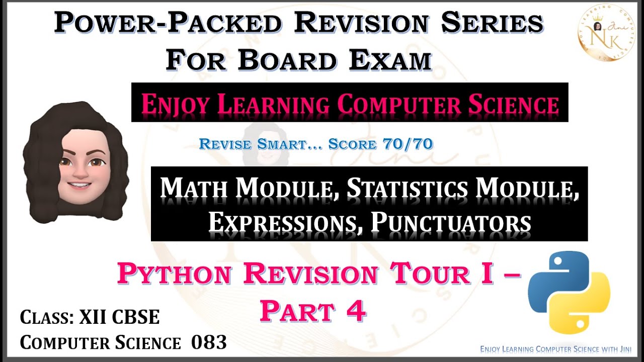 Python Revision Tour I Part 4 Youtube