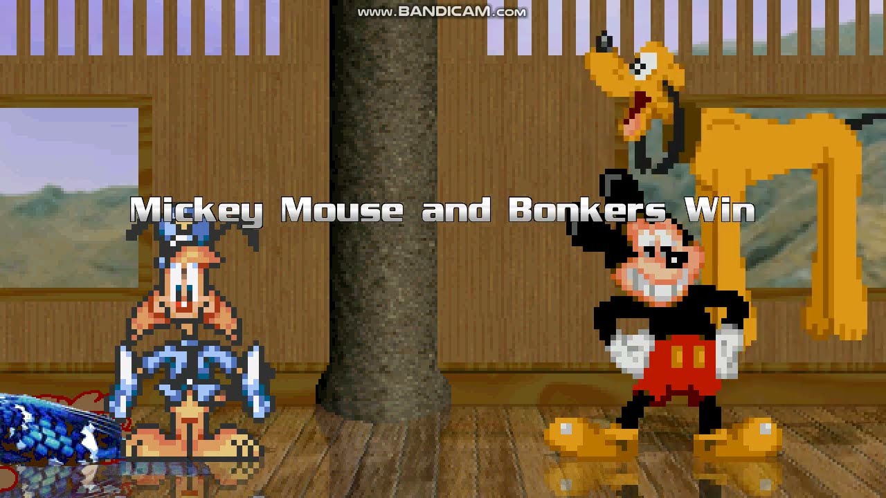 Mugen Mickey Mouse Bonkers Vs Mordecai Rigby Youtube