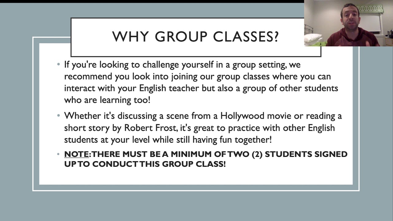 Introduction To Group Classes Youtube