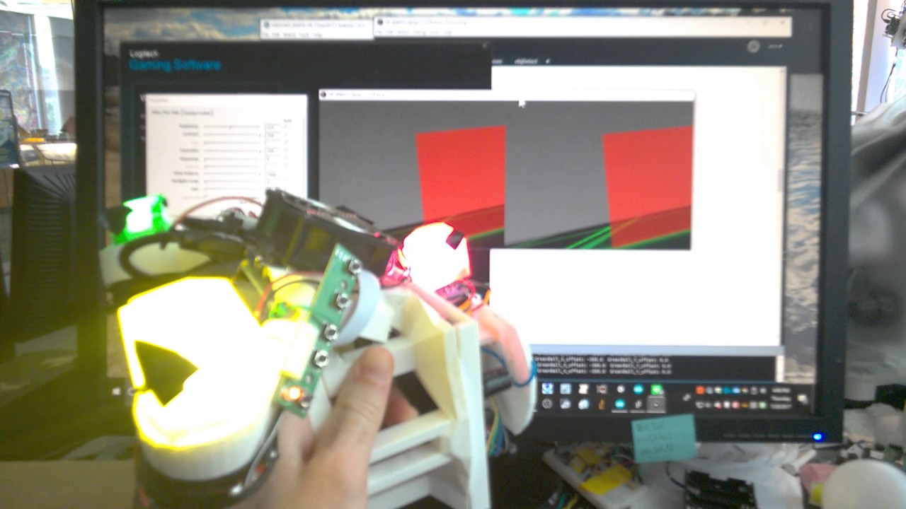 Diy Vr Arduino Headset Test July 20 2017 Youtube