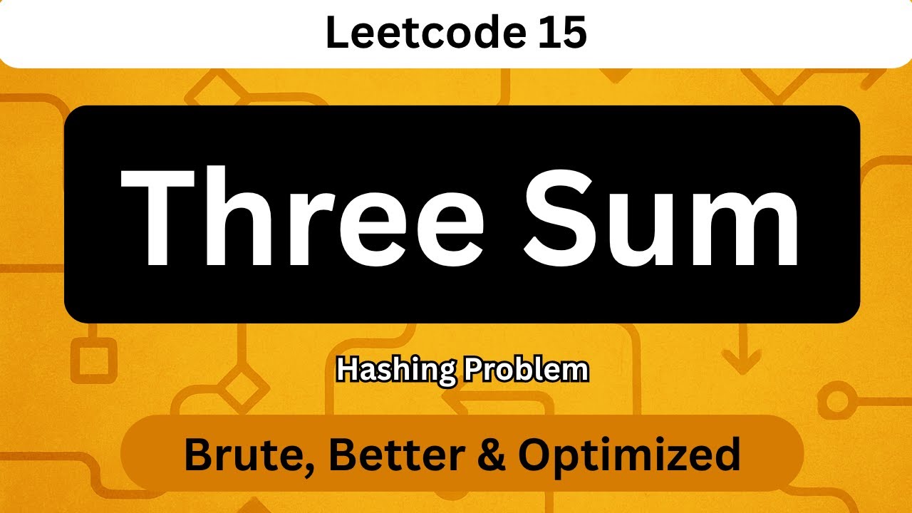 Leetcode 15 3sum Problem Brute Force Optimized C Solutions