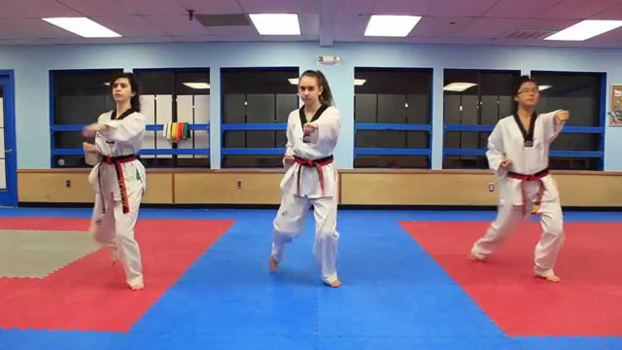 Taekwondo Basic Form 1 Youtube