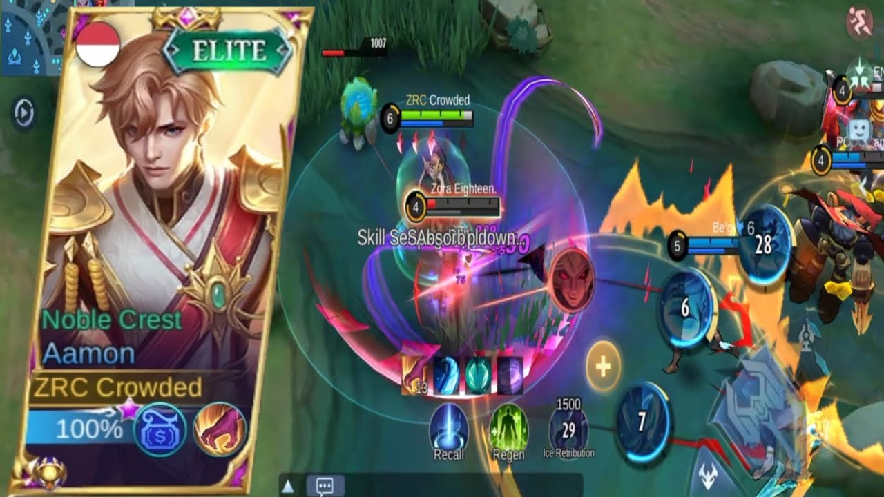 Tutorial Hero Aamon Cara Combo Skil Aamon Youtube