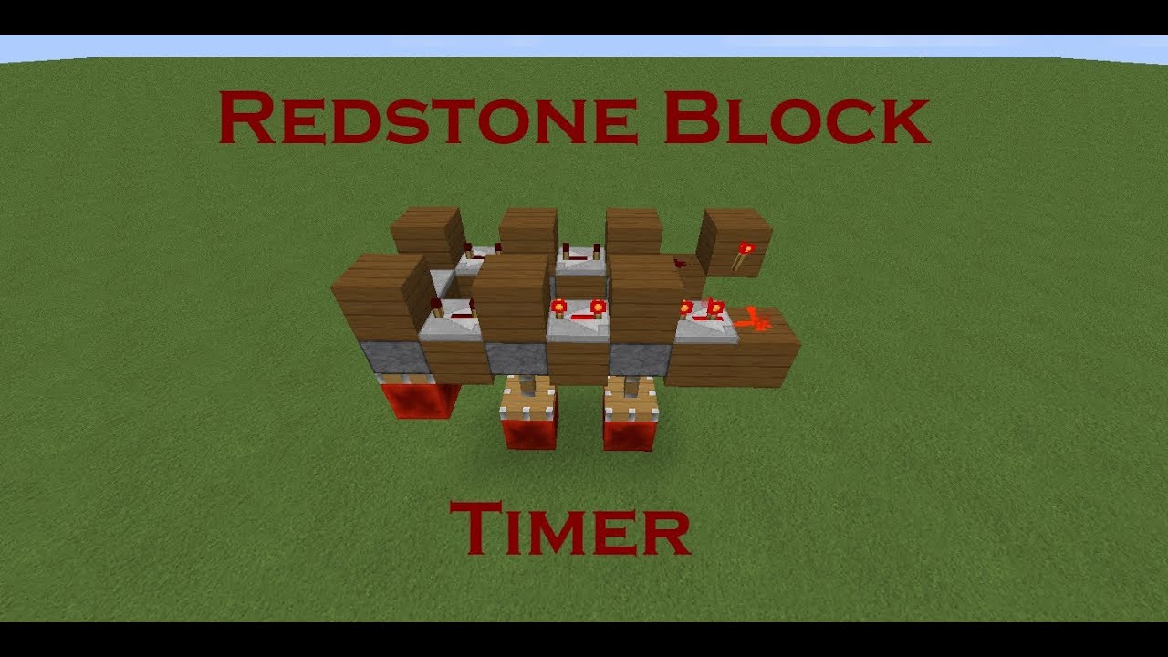 Redstone Block Timer Youtube