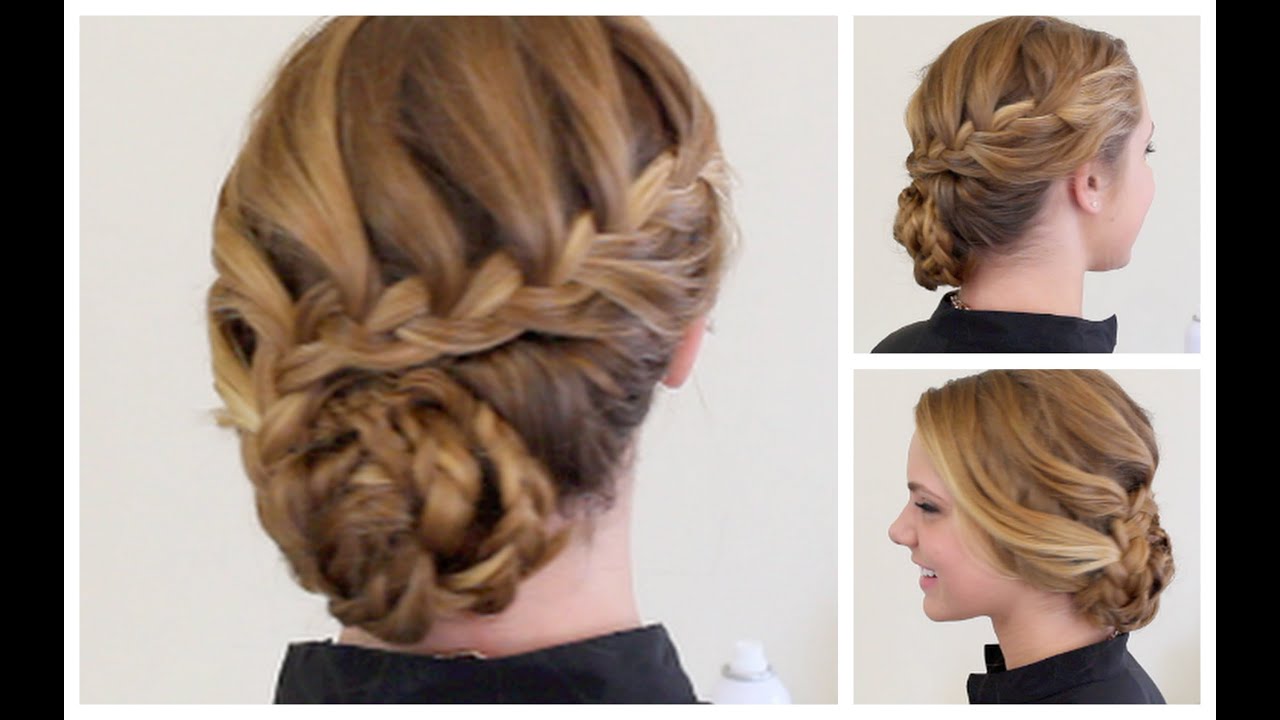Braided Formal Updo Youtube