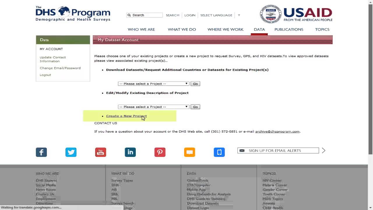 Data Access Dhs Data Hd Youtube