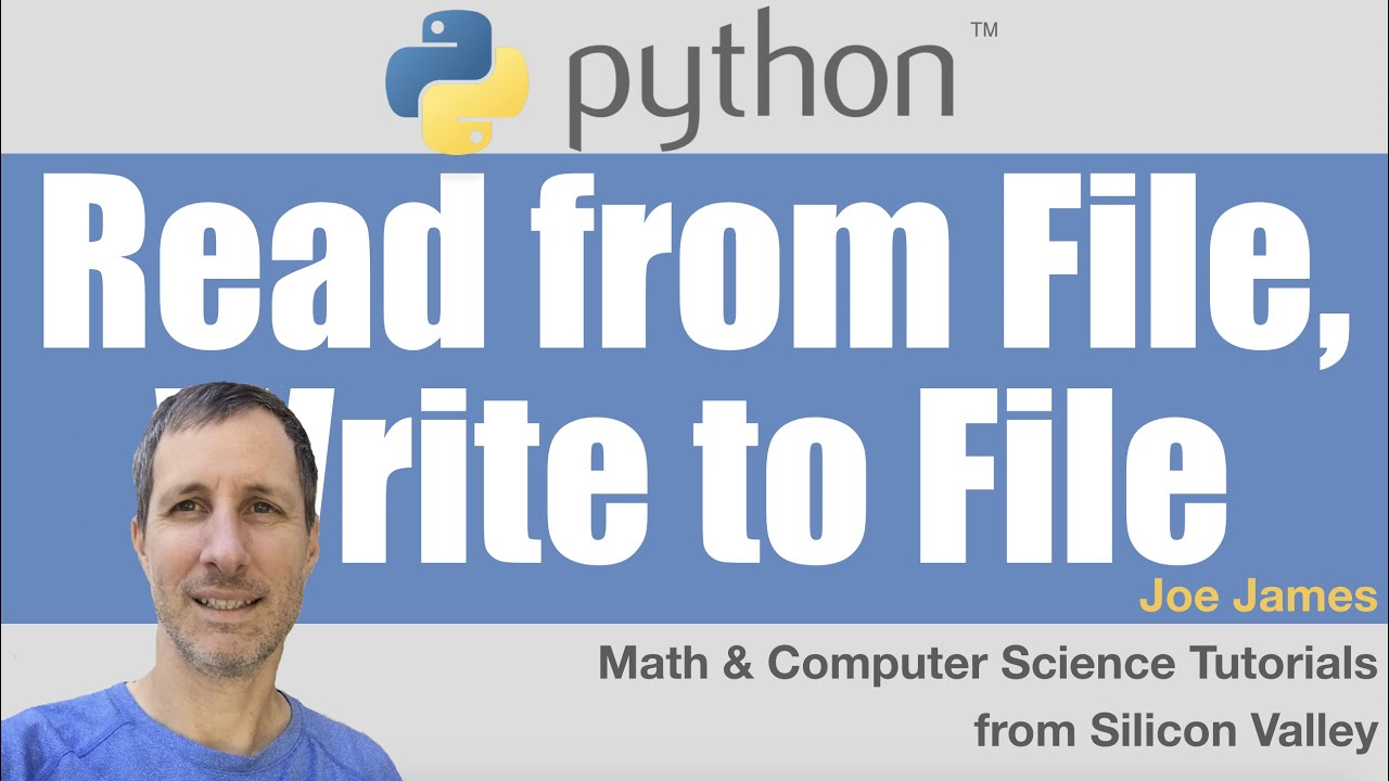 Python Handling File I O Read Write Operations Youtube