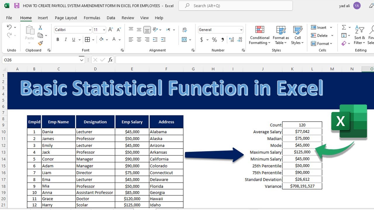 Basic Formulas In Microsoft Excel