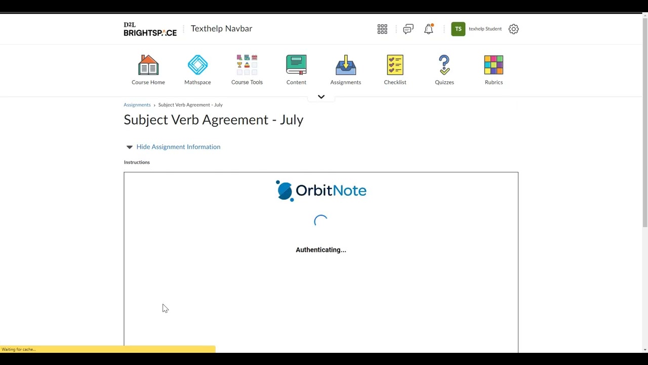 Using Orbitnote In D2l Brightspace Youtube