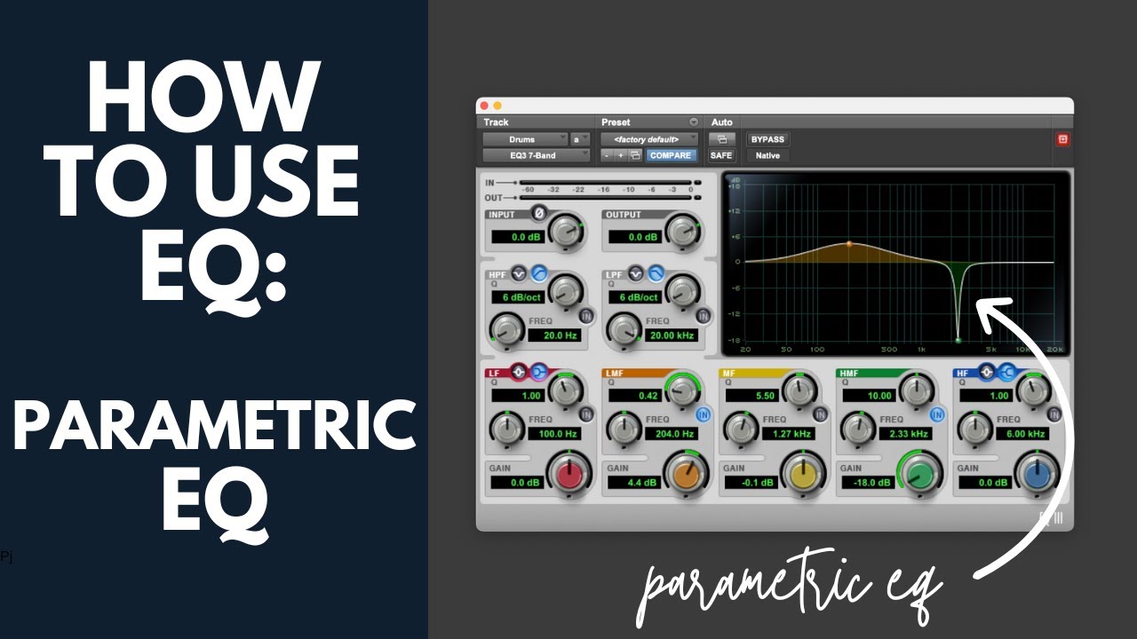 How To Use Eq Parametric Eq Youtube