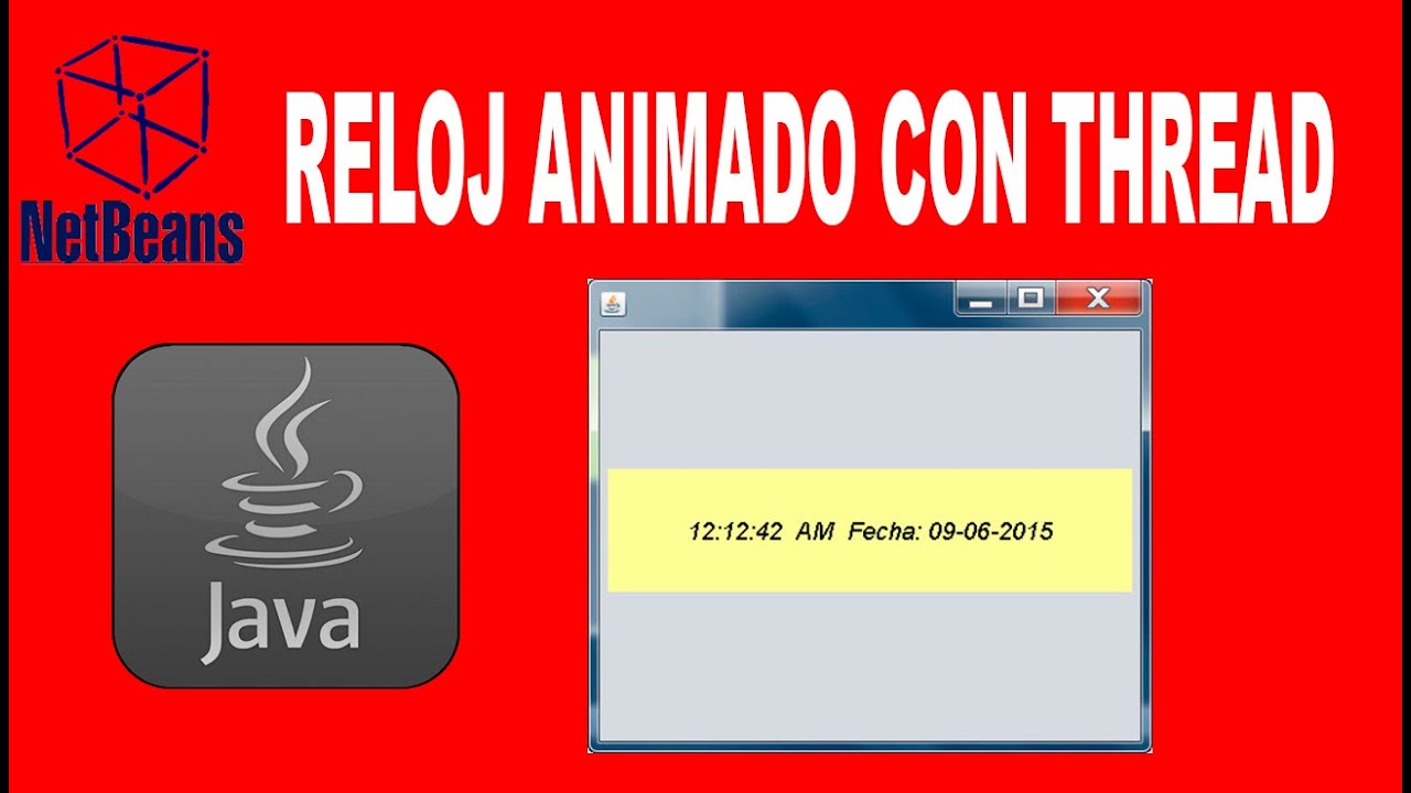 Reloj Con Java Youtube