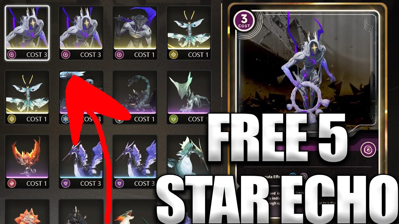 Wuthering Waves How To Get Free 5 Star Echo On Launch No Combat Needed