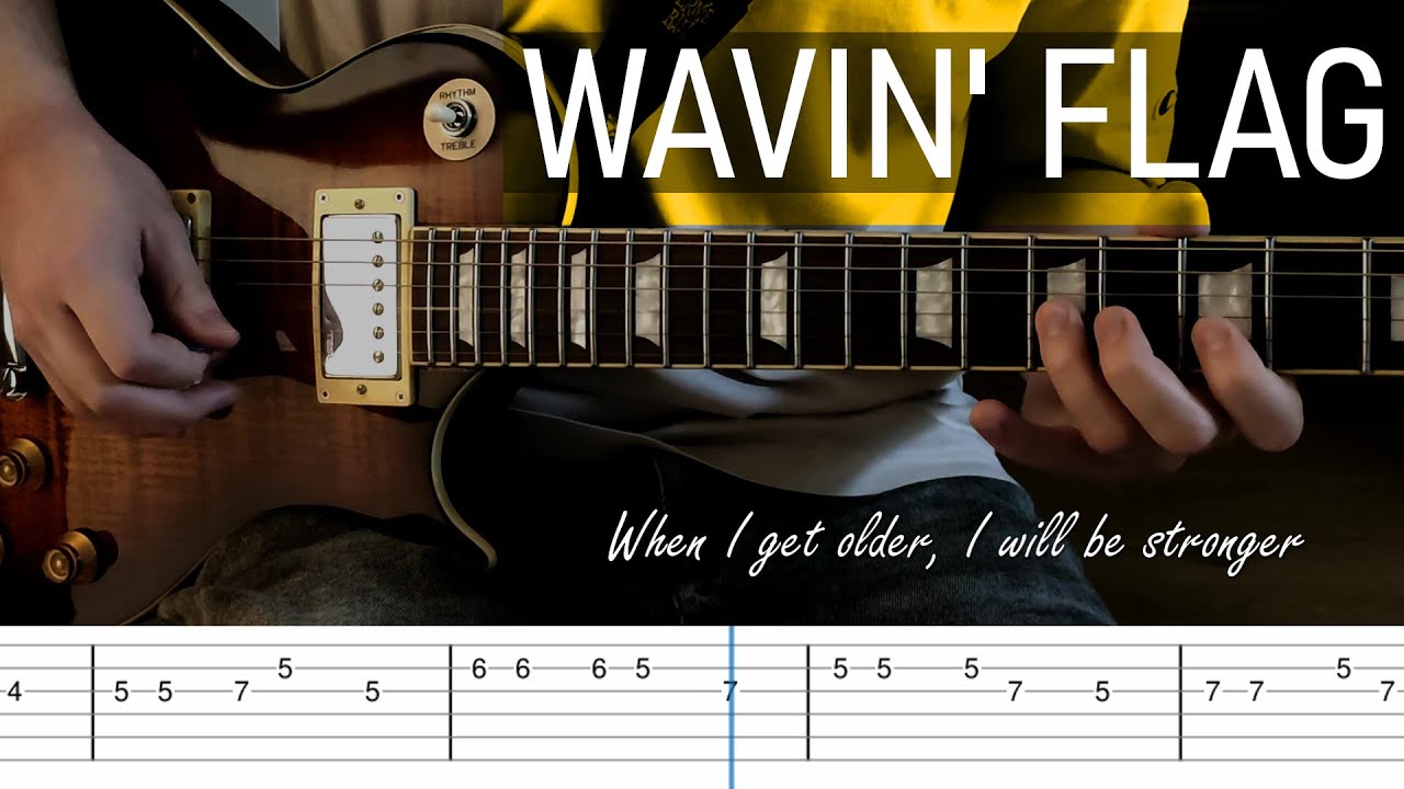 K Naan Wavin Flag Easy Guitar Tab Youtube Music