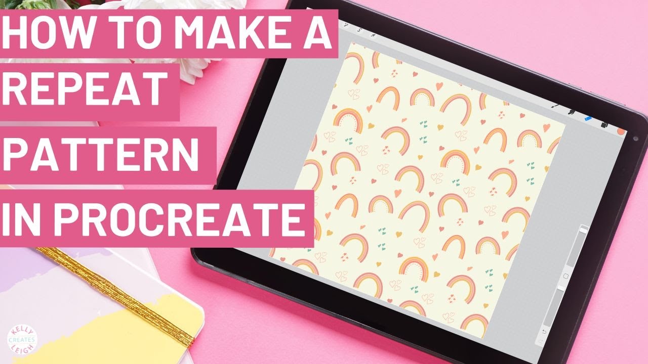 How To Make A Repeat Pattern In Procreate Youtube