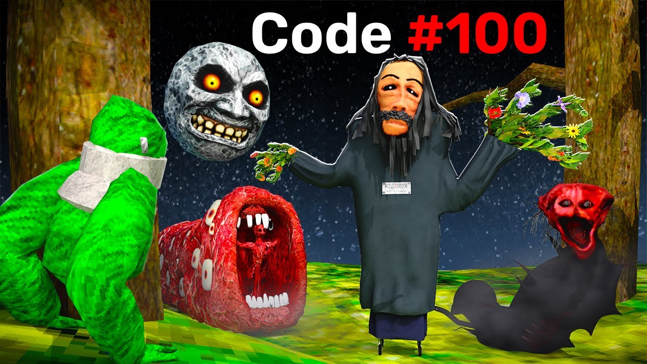 Testing 100 Gorilla Tag Codes That Are Scary Youtube