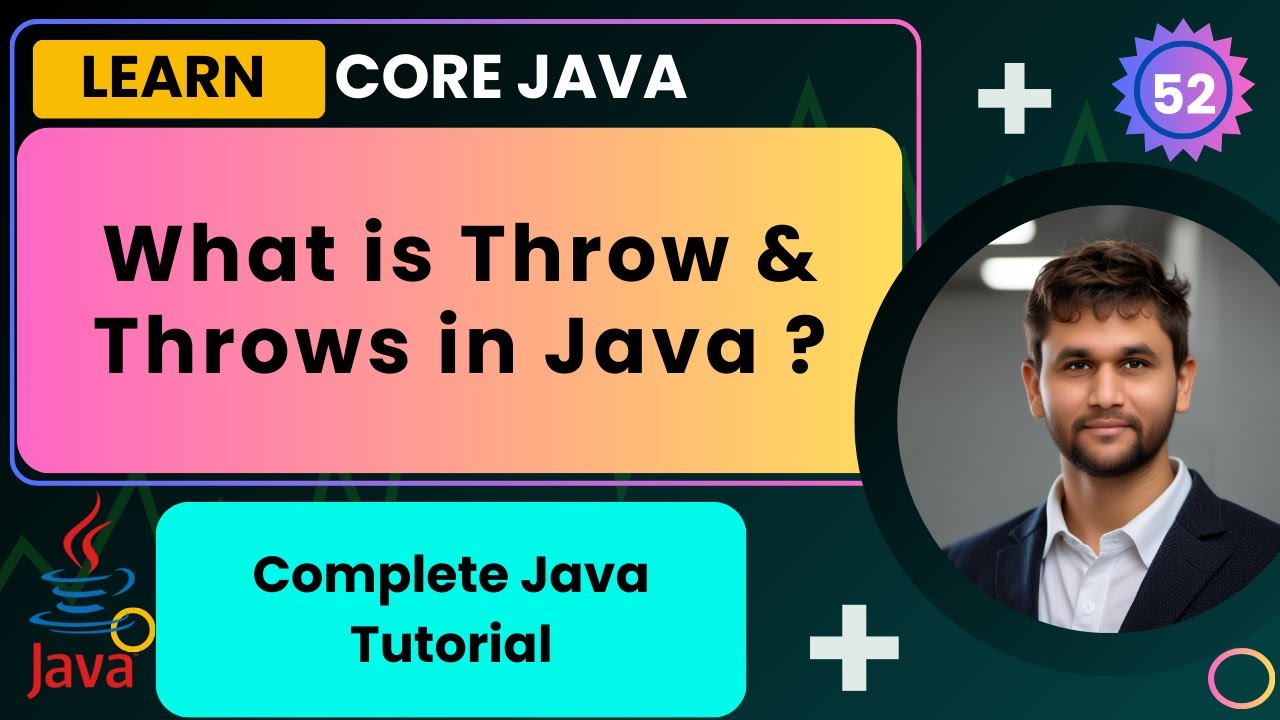 Use Of Throw Throws In Java With Examples Lecture 52 Java Course
