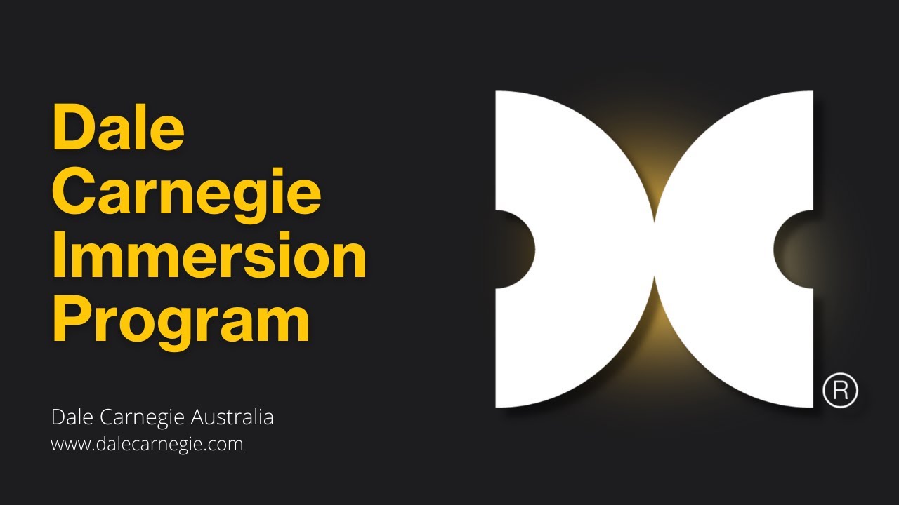 The Dale Carnegie Immersion Program Australia Youtube