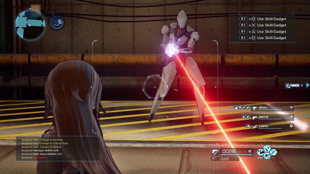 Sword Art Online Fatal Bullet Gameplay Ps4 Xb1 Pc Youtube