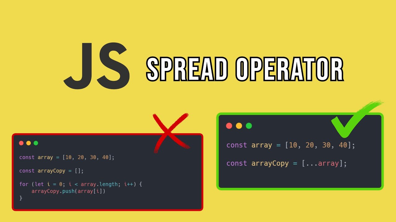 Javascript Spread Operátor Youtube