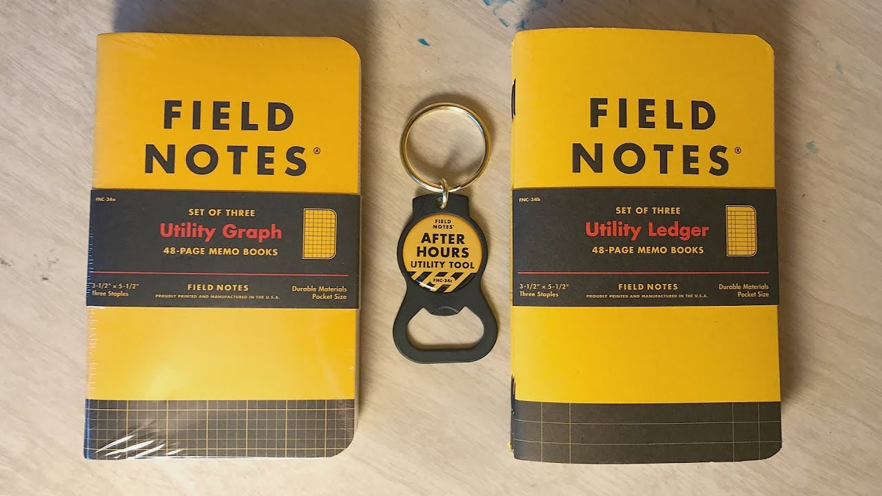 Field Notes Utility Edition Fnc 34 Spring 2017 Youtube