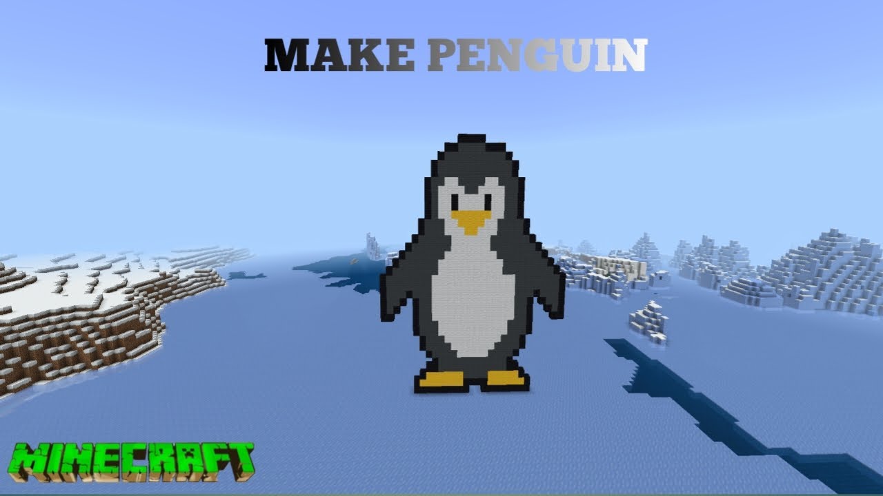 Make Penguin In Minecraft Youtube