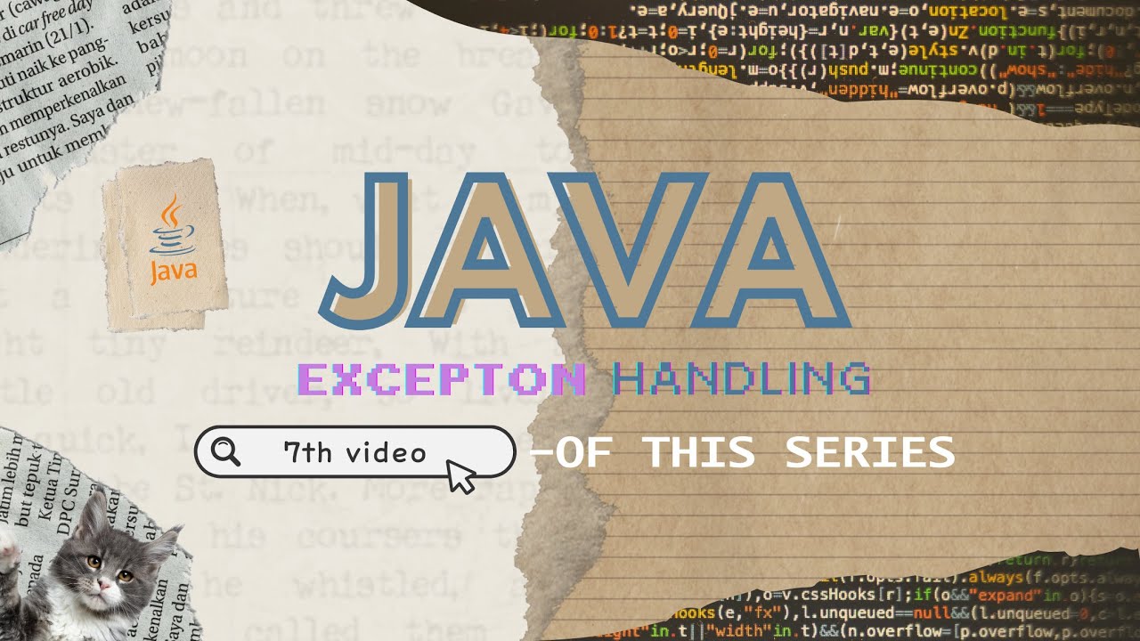 Java 07 Mastering Exception Handling In Java Youtube