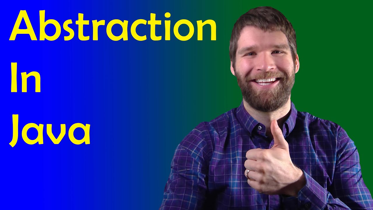 Object Oriented Programming Abstraction Java Programming Youtube