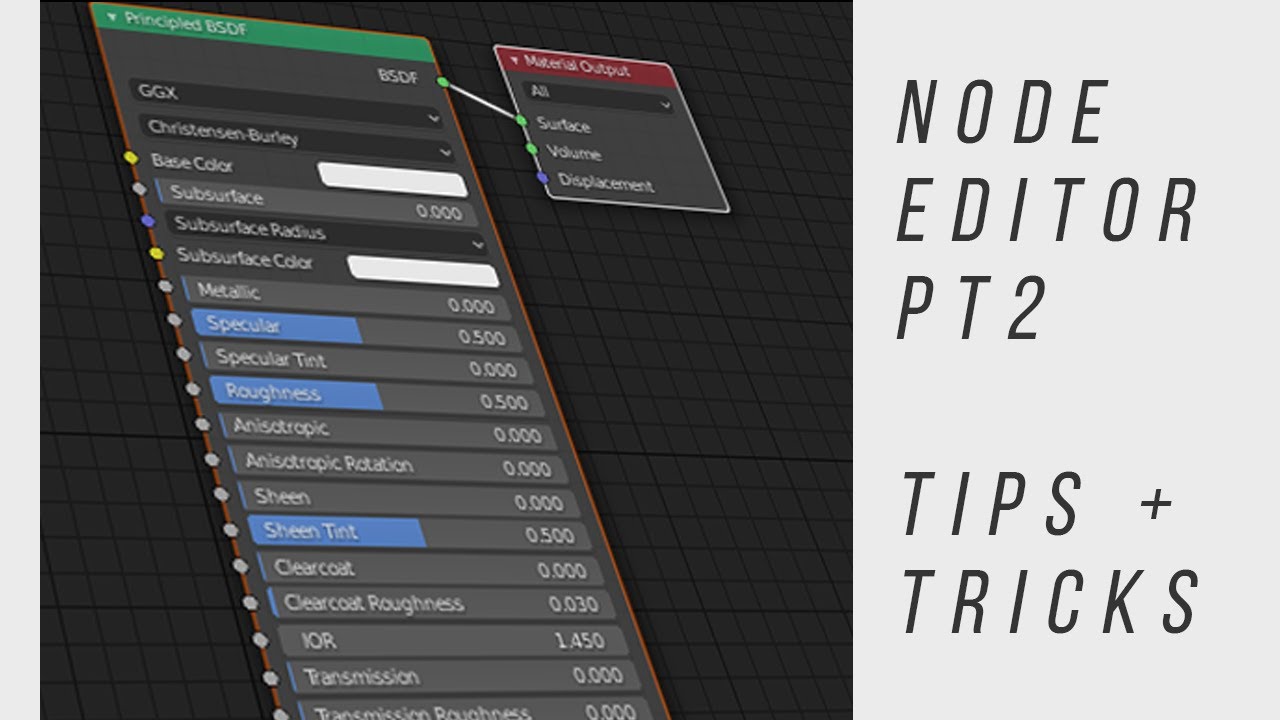 Blender Node Editor Essential Tips Youtube
