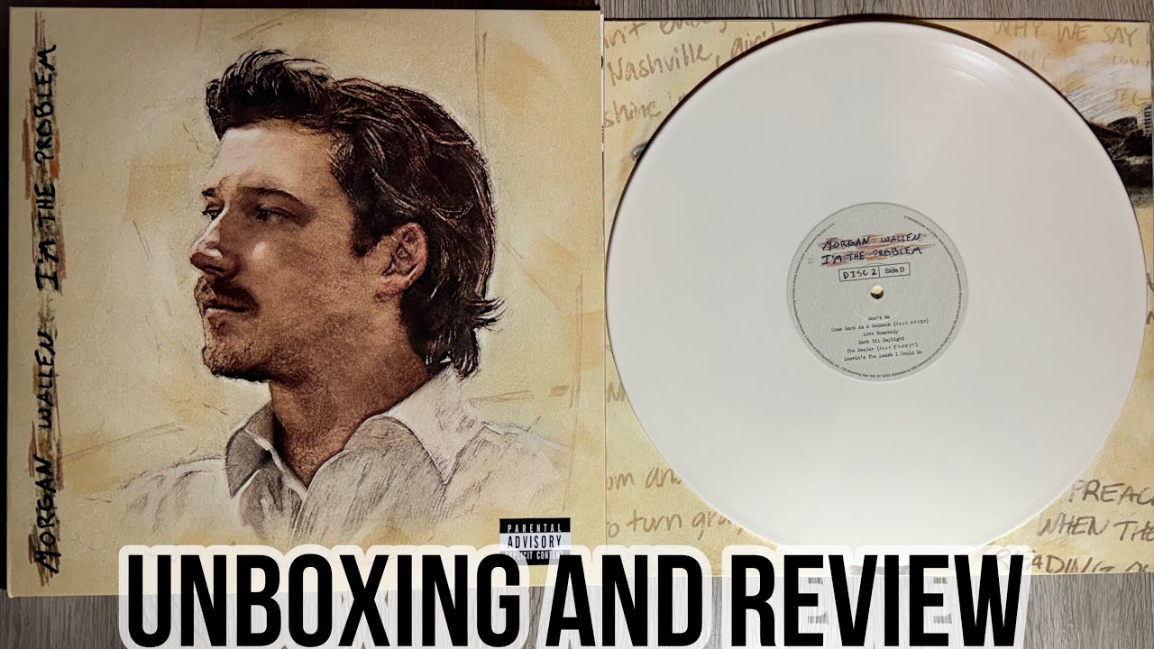 Morgan Wallen I M The Problem White Bone Exclusive Vinyl Unboxing And